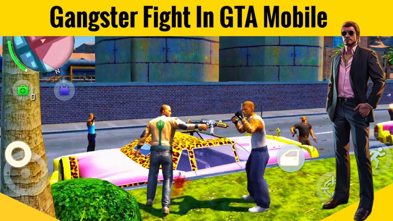 Gangster Fight in GTA Mobile | Gangster Vegas Mobile Gameplay - YouTube