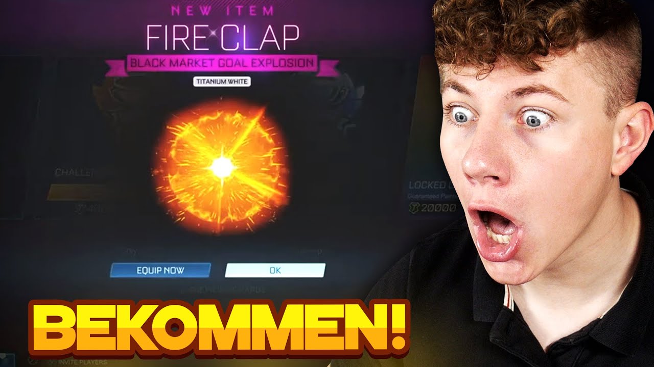 Er zieht FIRE CLAP in TITANWEISS in SEASON 9! 😍😱 | Rocket League ...