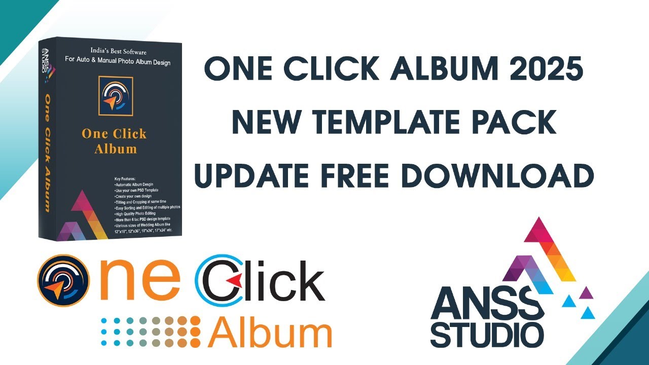 Free Update! One Click Album Software | New Design AI Album | # ...