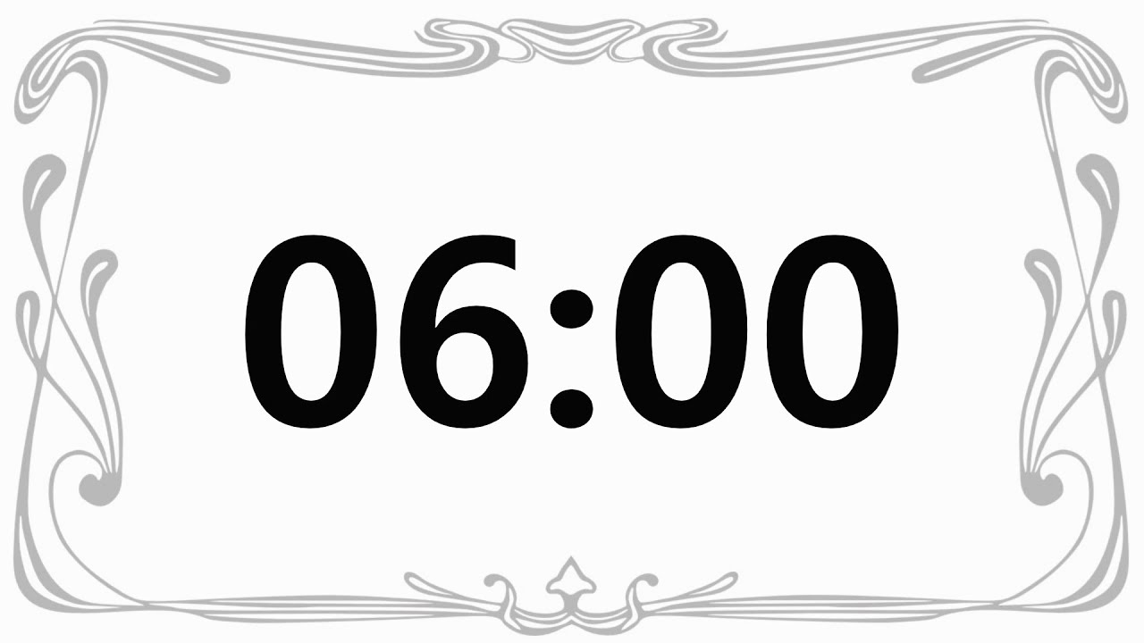 6 minute Timer & Alarm : Simple Countdown Timers for Any Occasion - YouTube