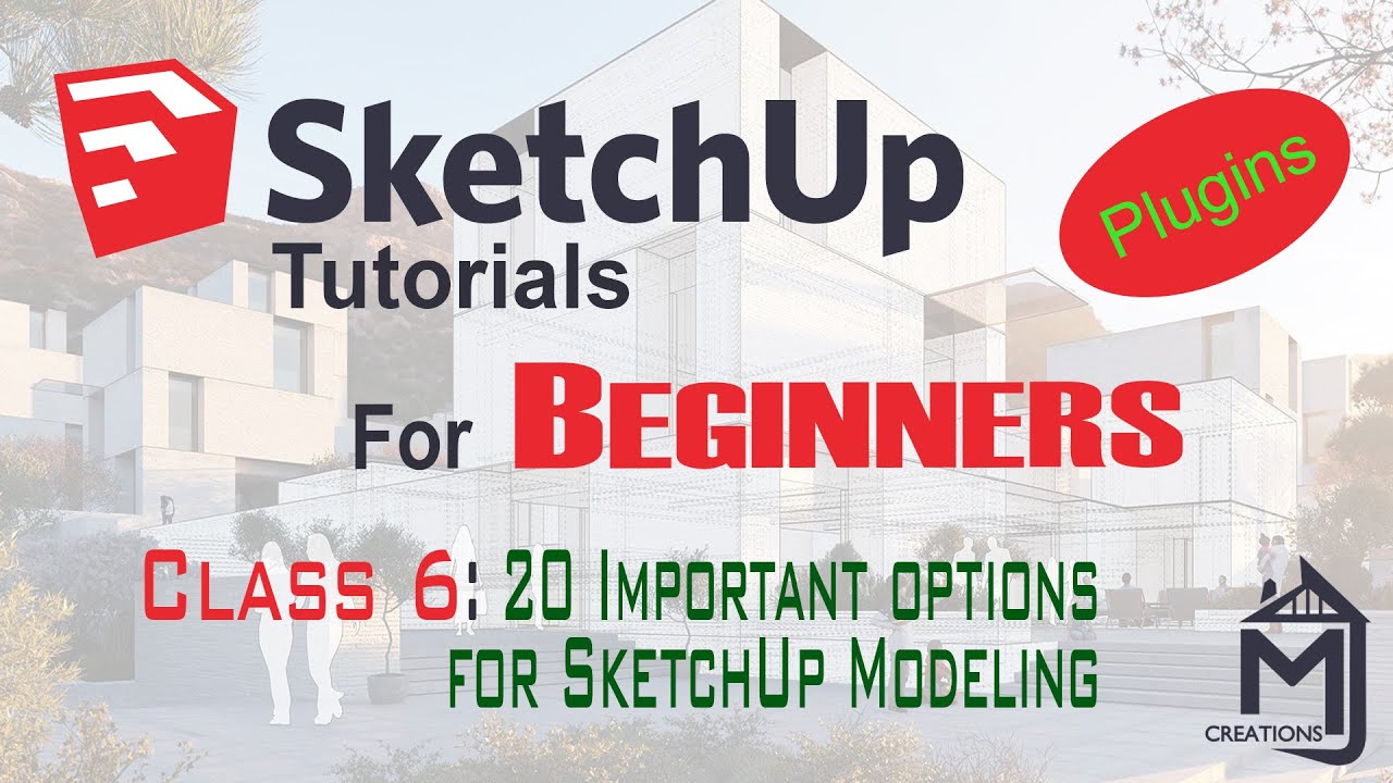 Sketchup Tutorials for Absolute Beginners : Class 6 - YouTube