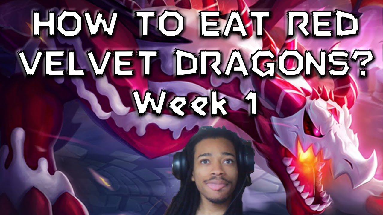 How to eat the Red Velvet Dragon? (Week 1) - YouTube