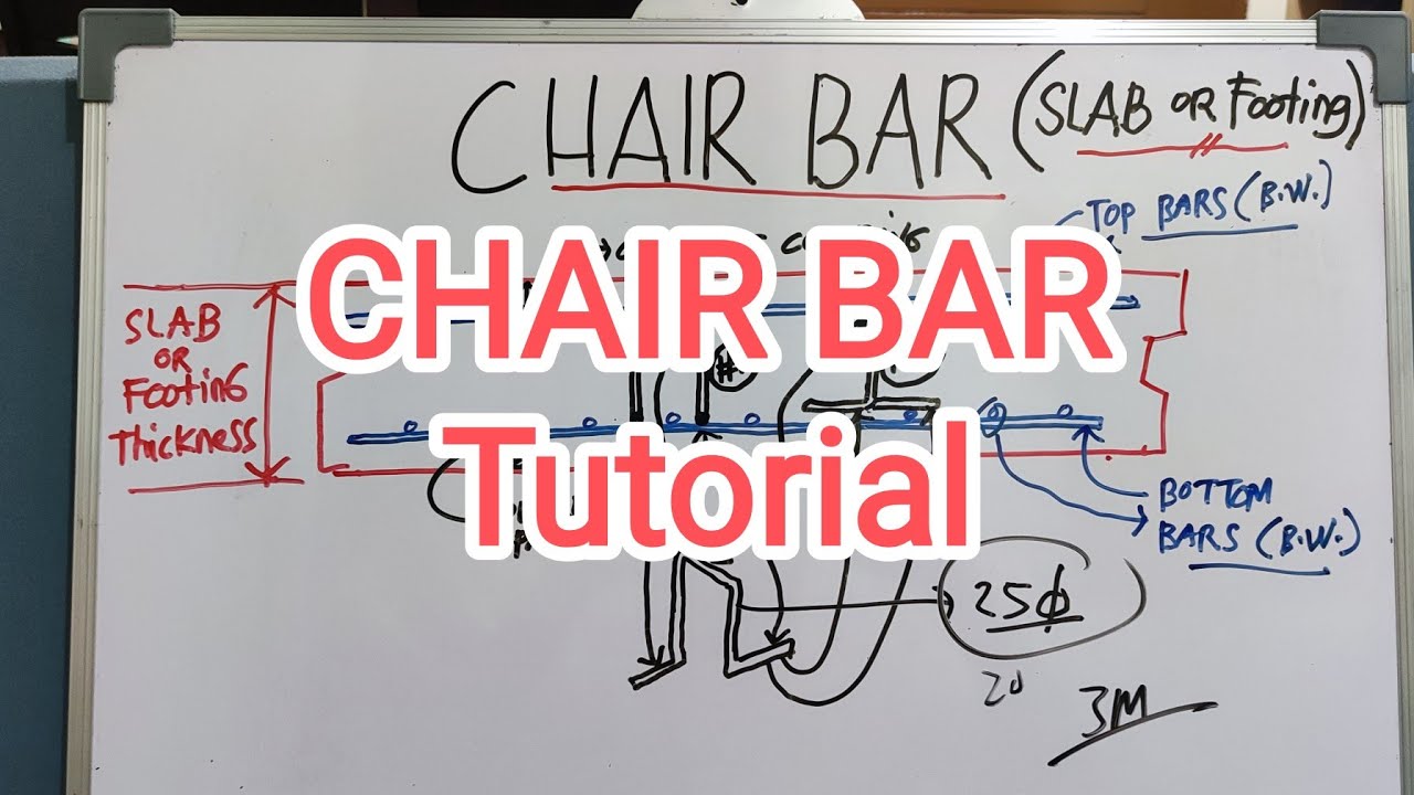 Tutorial - CHAIR BAR (Slab & Footing) / Buhay Construction - YouTube