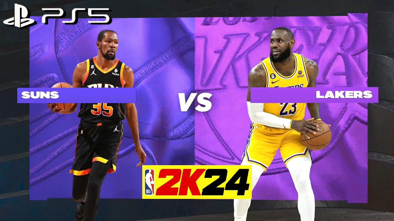 NBA 2K24 Regular Season - Phoenix Suns vs Los Angeles Lakers | Full ...