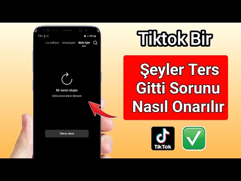 TikTok Çalışmıyor Sorununu Düzeltin Bir Şeyler Ters Gitti İnternet Bağlantısı Yok Sorunu