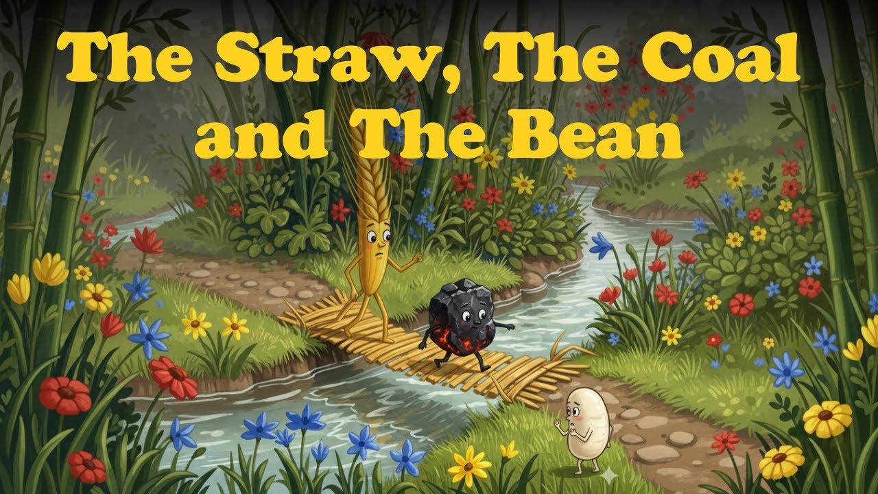 The Straw, the Coal, and the Bean | Kids Stories | Stories For Kids ...