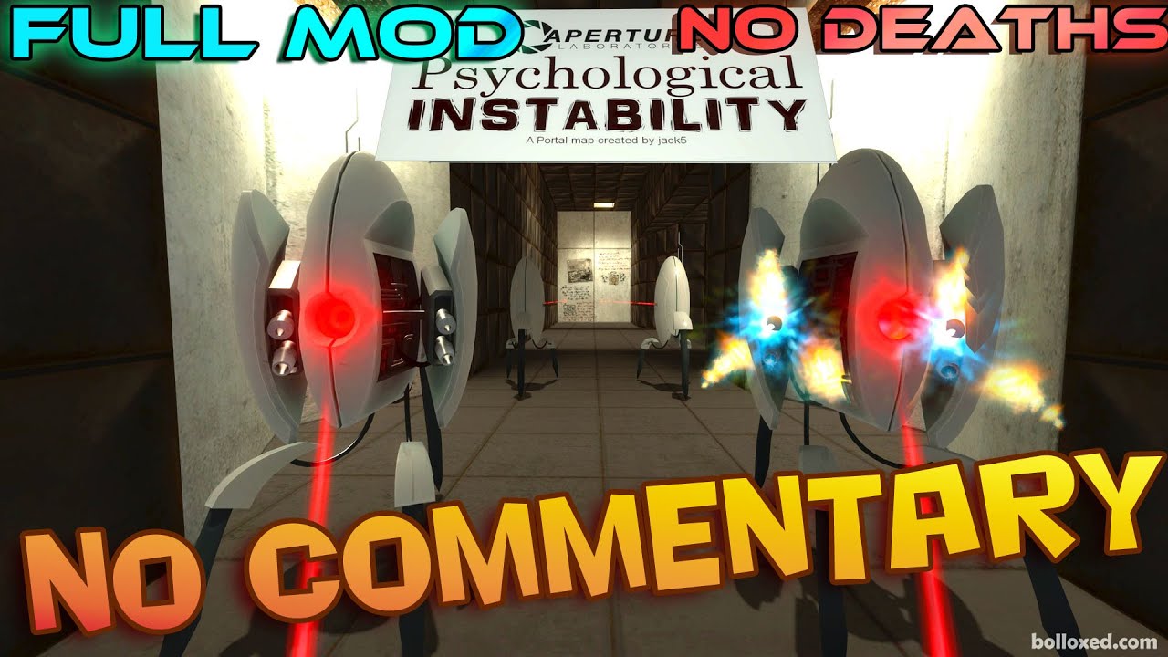 Portal: PSYCHOLOGICAL INSTABILITY - Full Walkthrough - YouTube