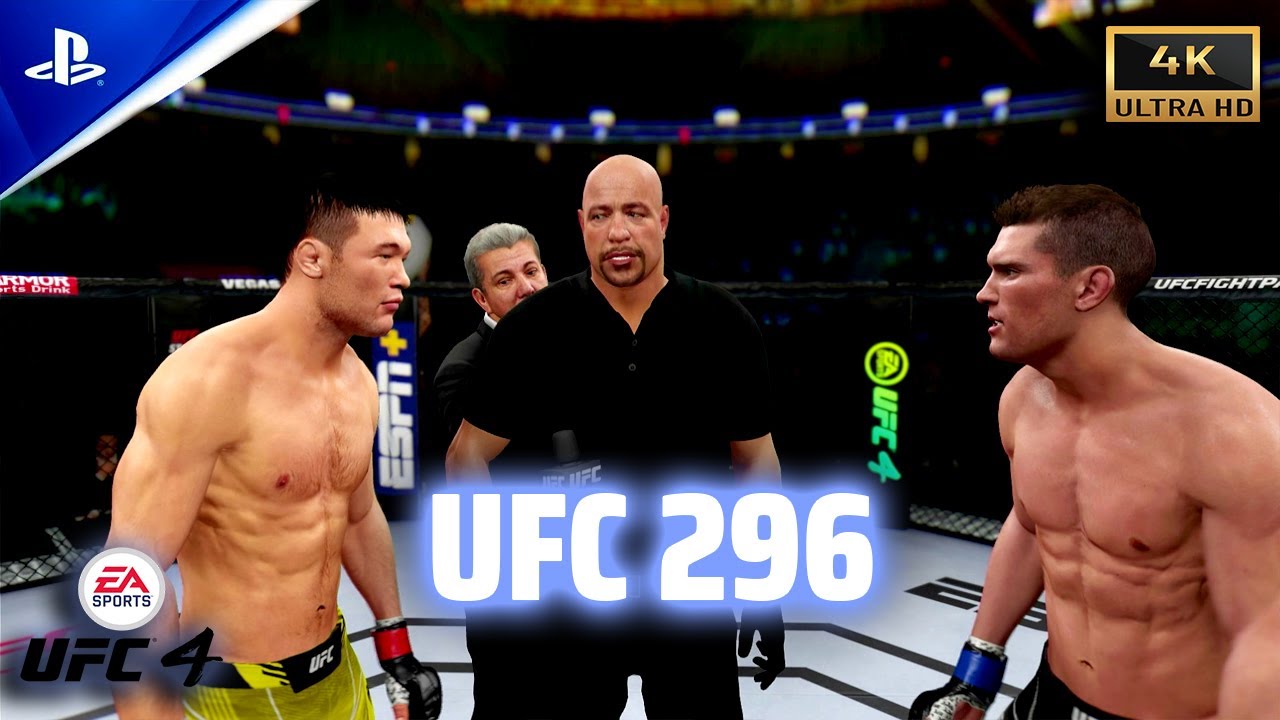 Shavkat Rakhmonov vs Stephen Thompson UFC 296 | UFC 4 Simulation 4K UHD ...