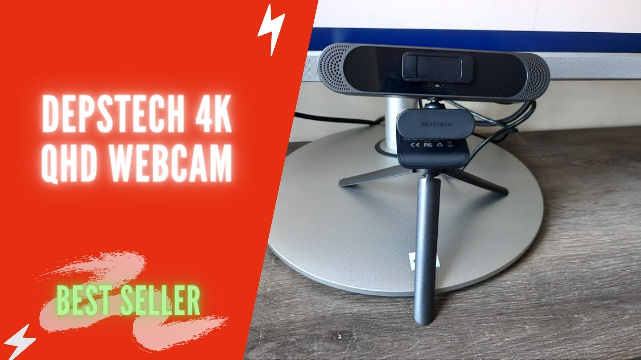 DEPSTECH 4K Webcam Review, Setup | DEPSTECH Webcam Autofocus with ...