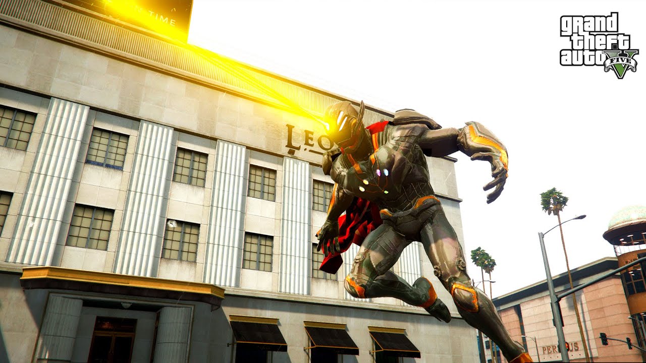 GTA 5 - Infinity Ultron What If - YouTube