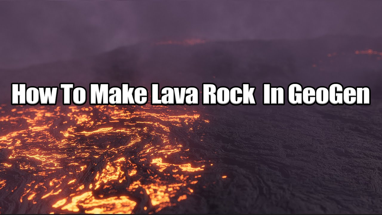 How To Make Lava Rock In GeoGen - YouTube
