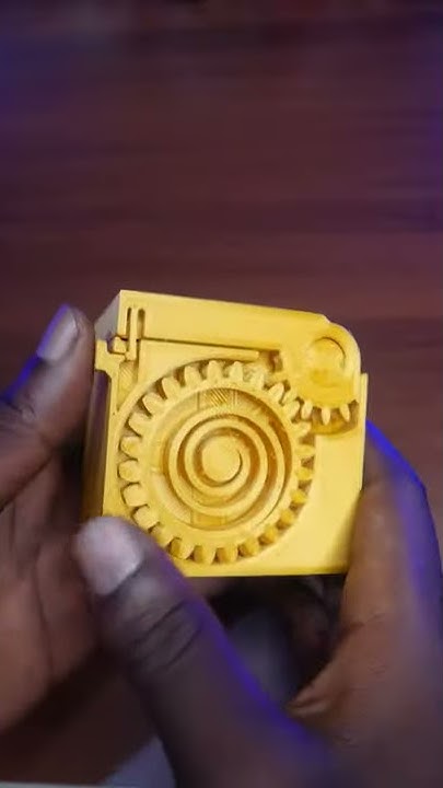 3D Printed awesome Spring-loaded box-3D printing timelapse - YouTube