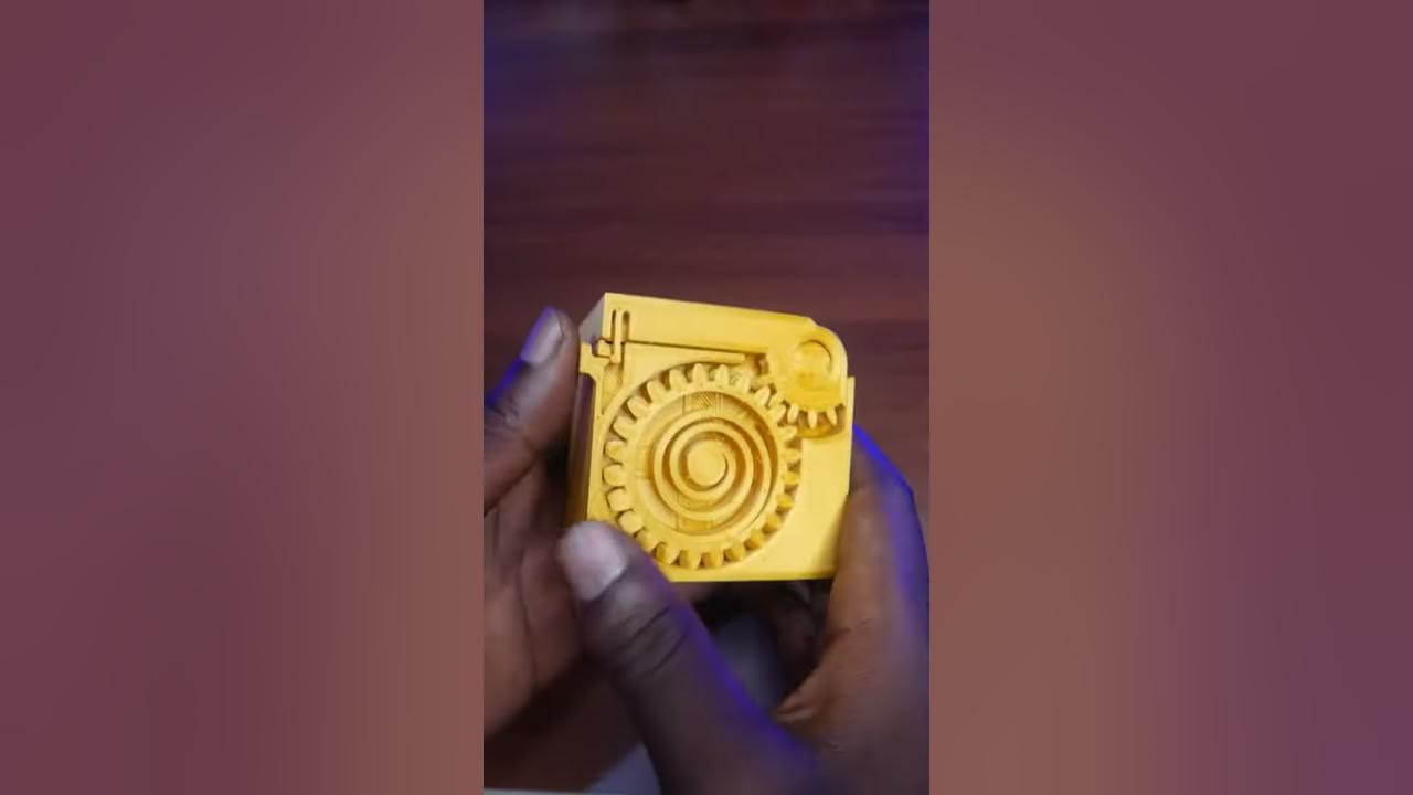 3D Printed awesome Spring-loaded box-3D printing timelapse - YouTube