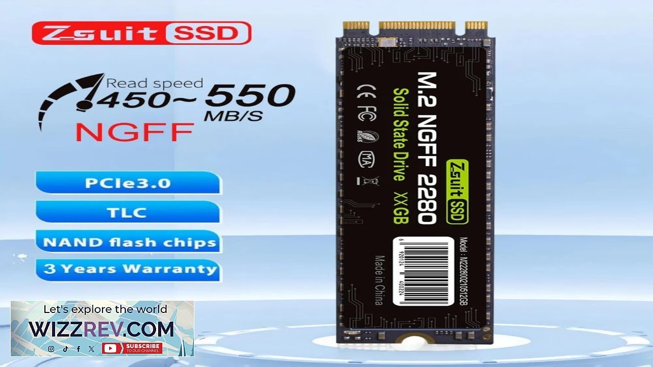 Zsuit SSD SATA M2 128GB 256GB 512GB 1TB Solid State Drive 500GB Review ...