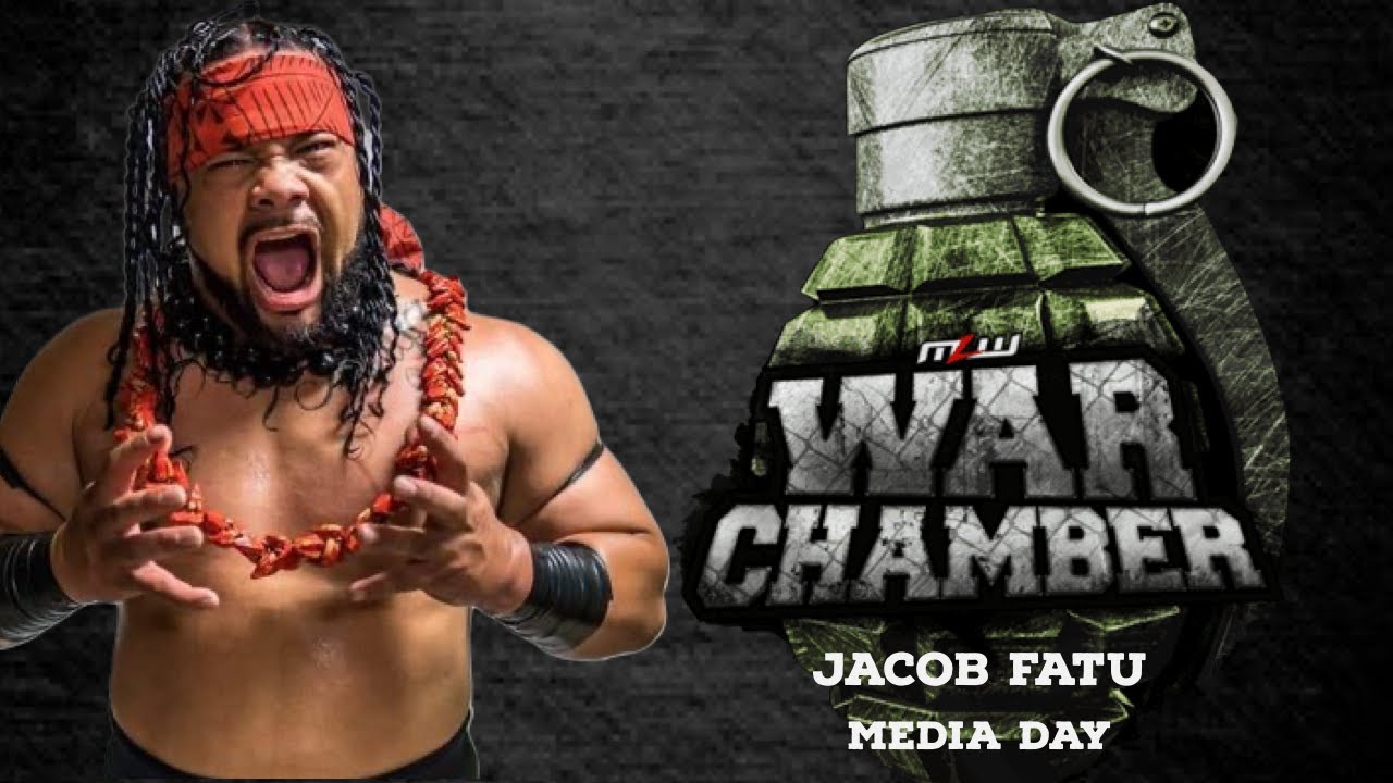 "The Samoan Werewolf" Jacob Fatu- MLW War Chamber Media Day - YouTube