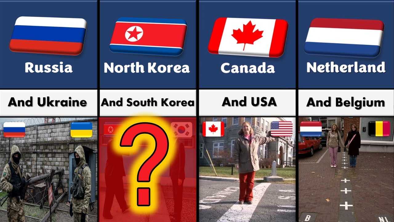 Amazing Borders From Different Countries - YouTube