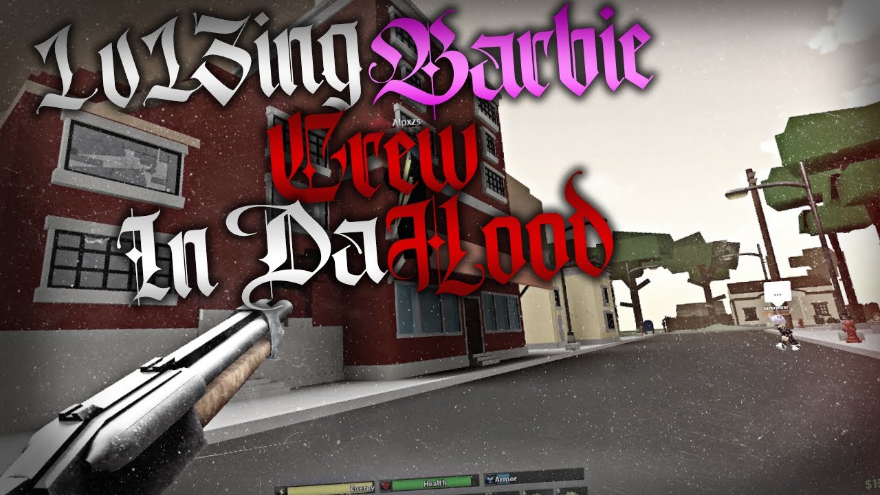da hood ; 1v13ing barbie crew in da hood - YouTube