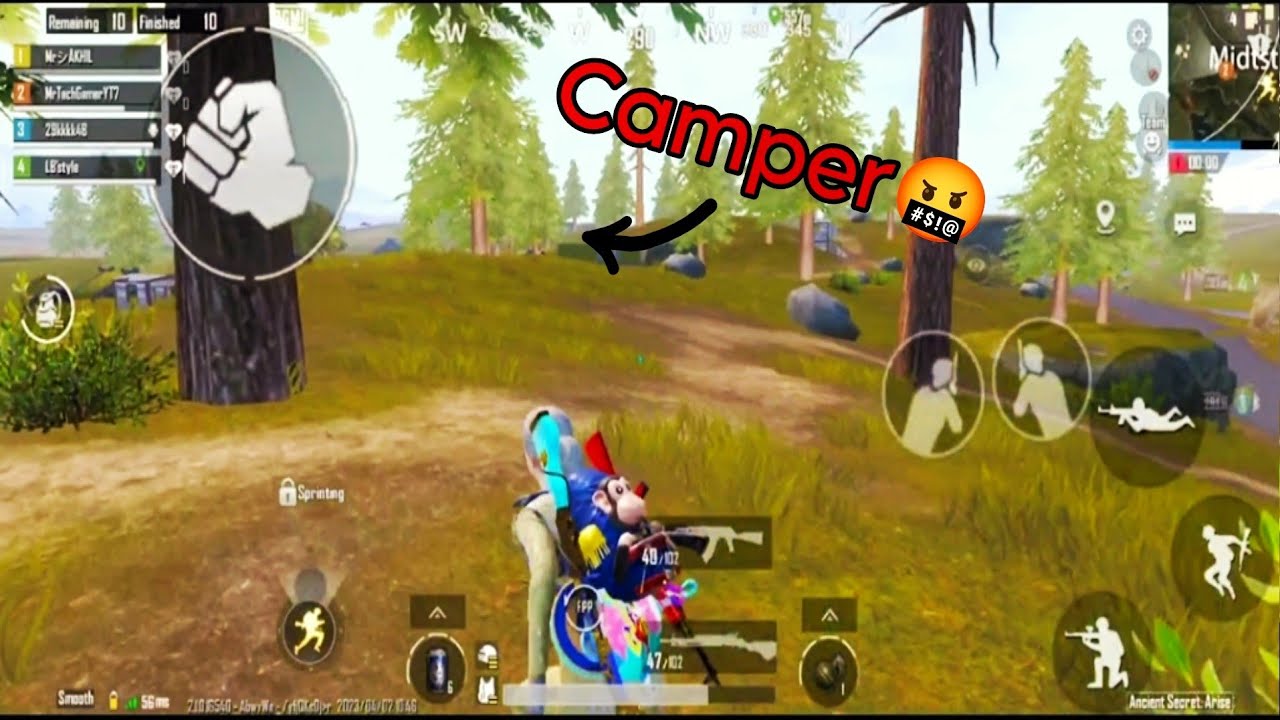 The Biggest Snake Camper 🤬. Bgmi Gameplay #bgmi #bgmiunban - YouTube