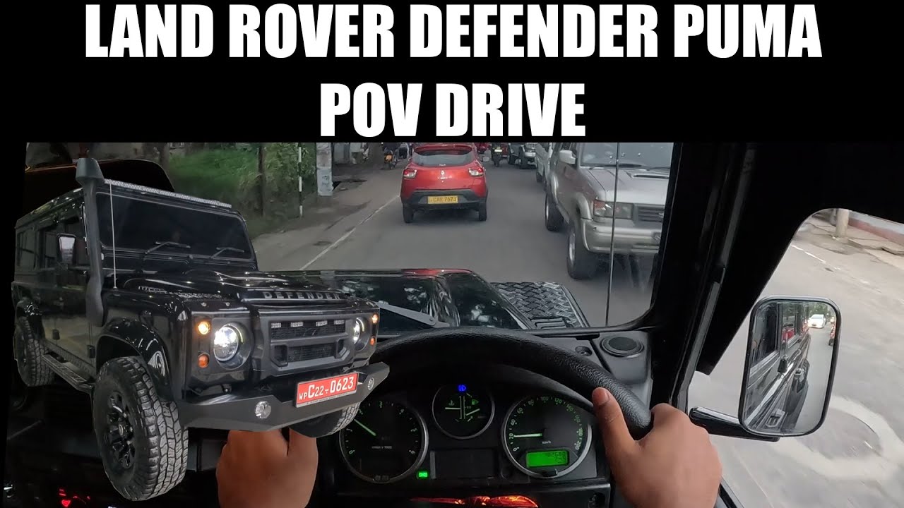 Land Rover Defender 110 (PUMA) POV Drive - YouTube