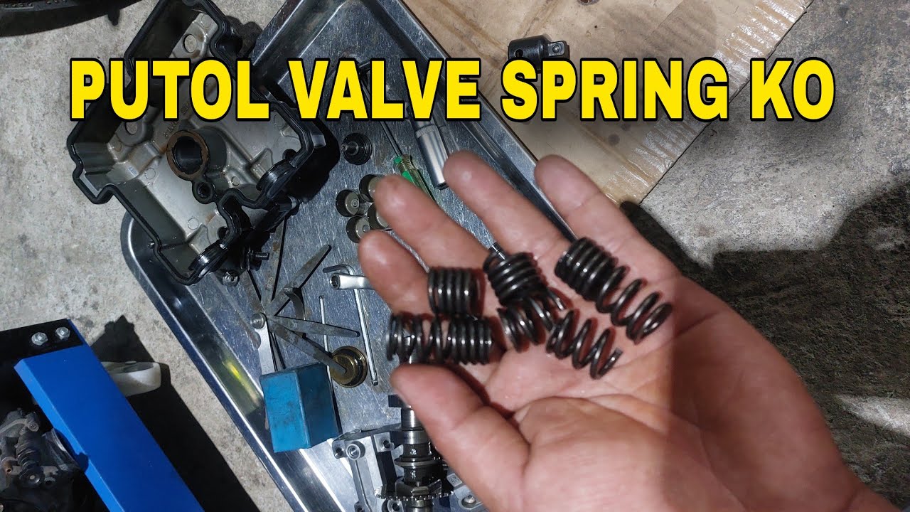 Putol valve spring muntik na sabog makina ko - YouTube