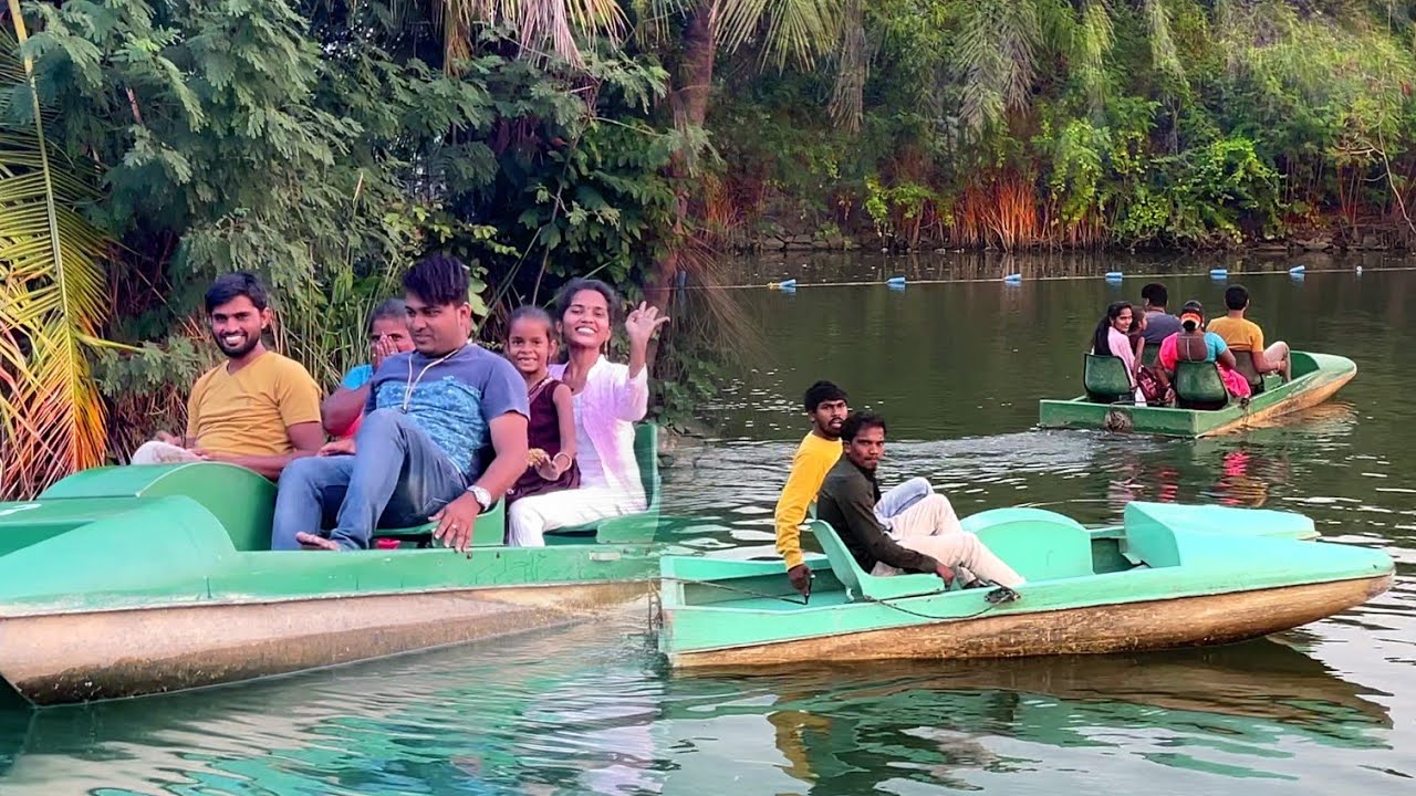 // karimnagar park lo boating// - YouTube