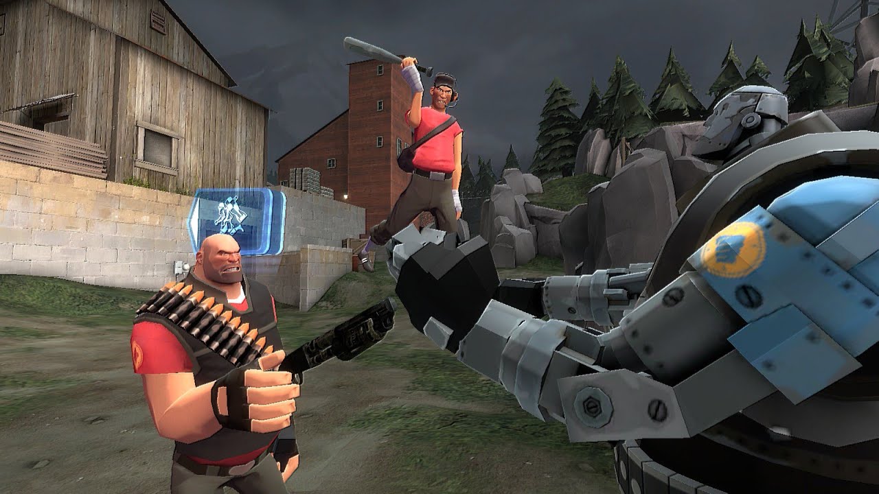 Red Team VS BLU ROBOTS (MVM) - YouTube