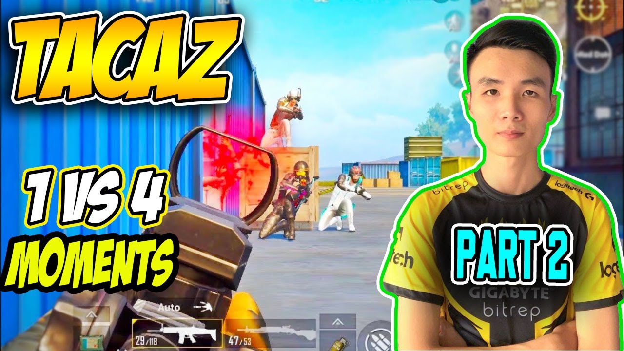 Why TACAZ Is KING of SOLO vs SQUAD ? - TACAZ- PUBG Mobile 1vs4 ...