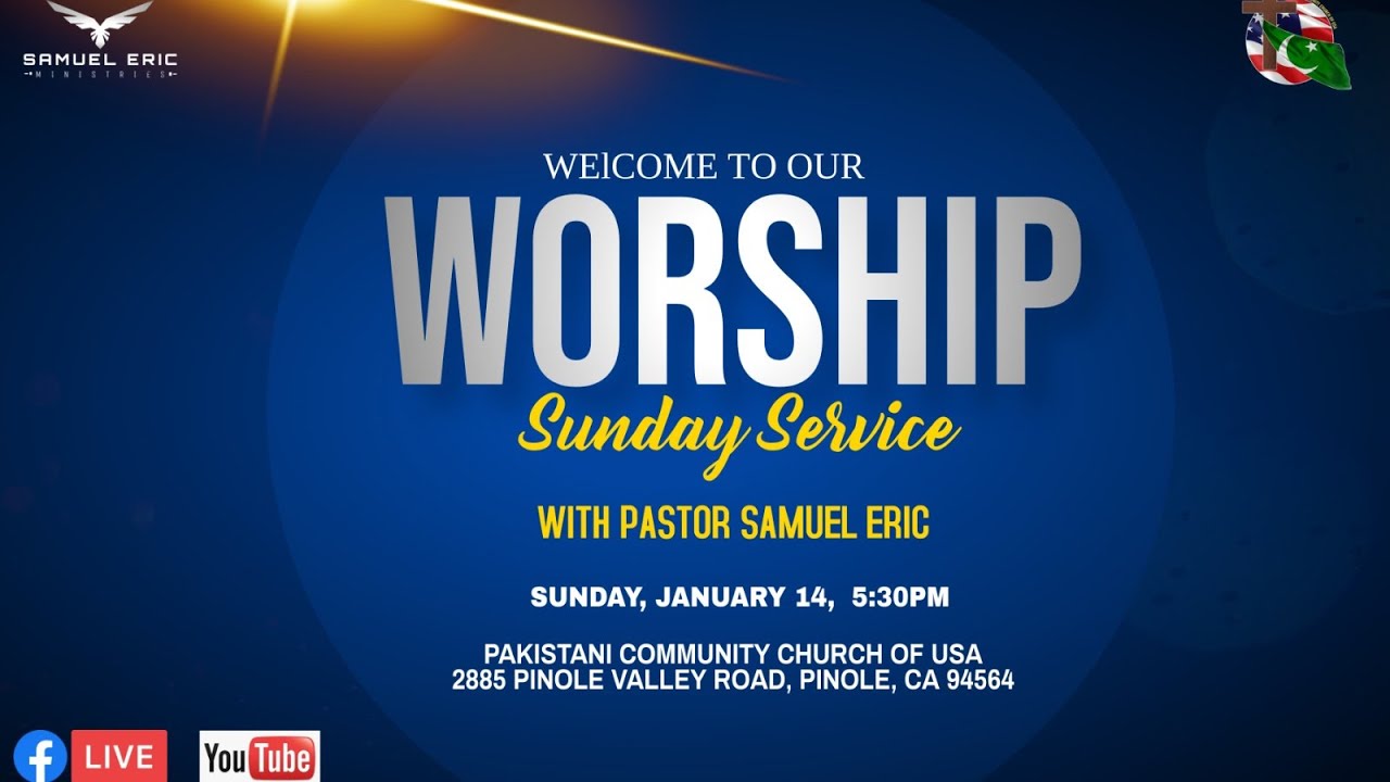 Sunday Service Livestream - Pastor Samuel Eric - Pinole CA, Bay Area ...