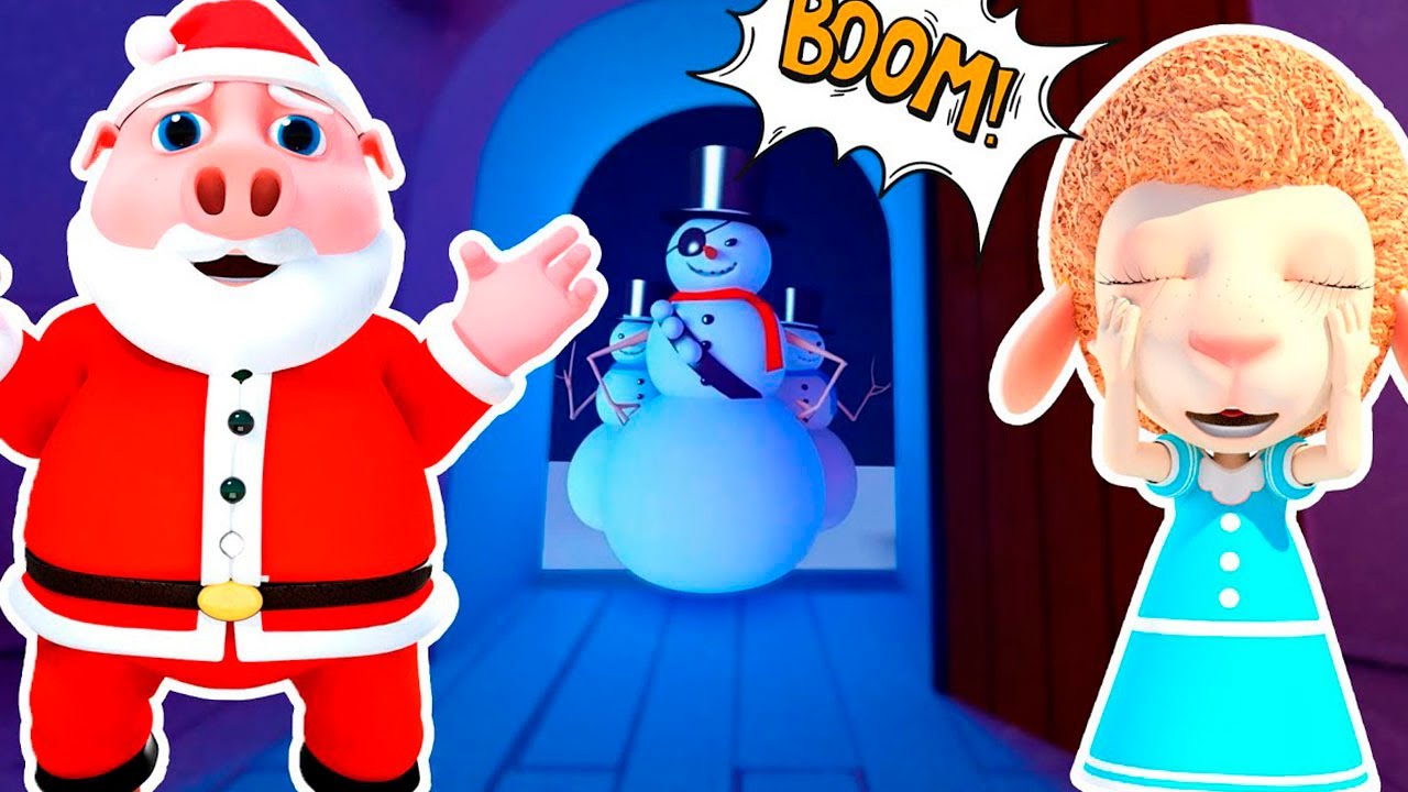 Merry Christmas Songs🎅⛄️🎄Bad Snowmen vs Santa🎅⛄️🎄 Let's Save Santa from ...
