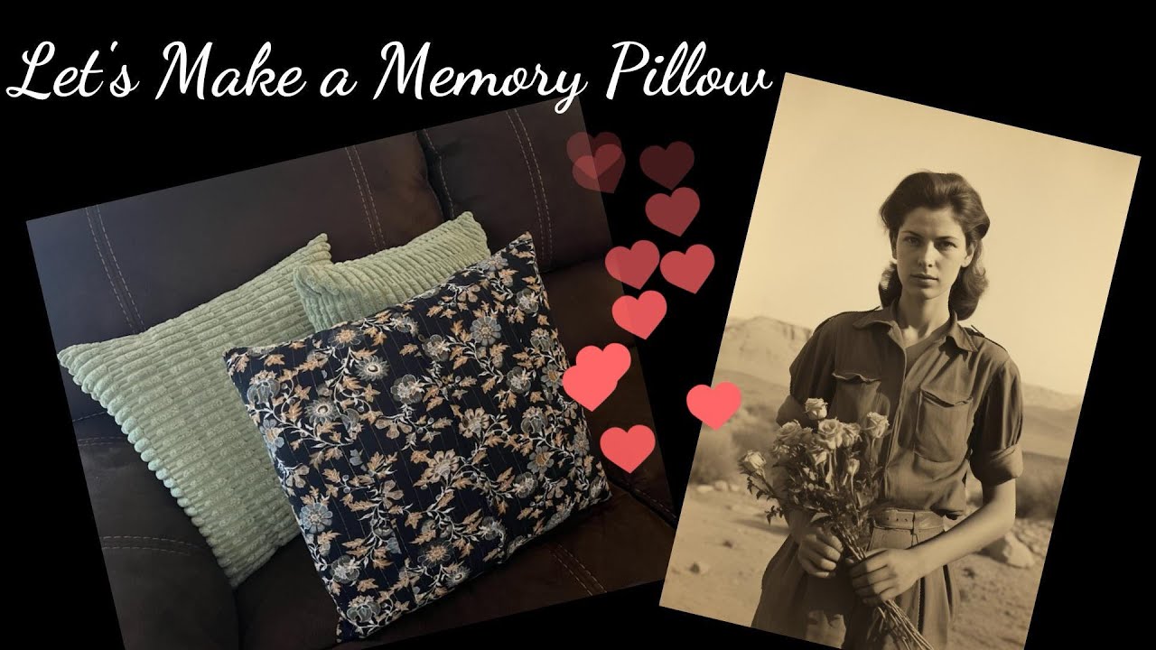 Sew a MEMORY PILLOW! #sewing #sewingproject #memory #nostalgia #love # ...