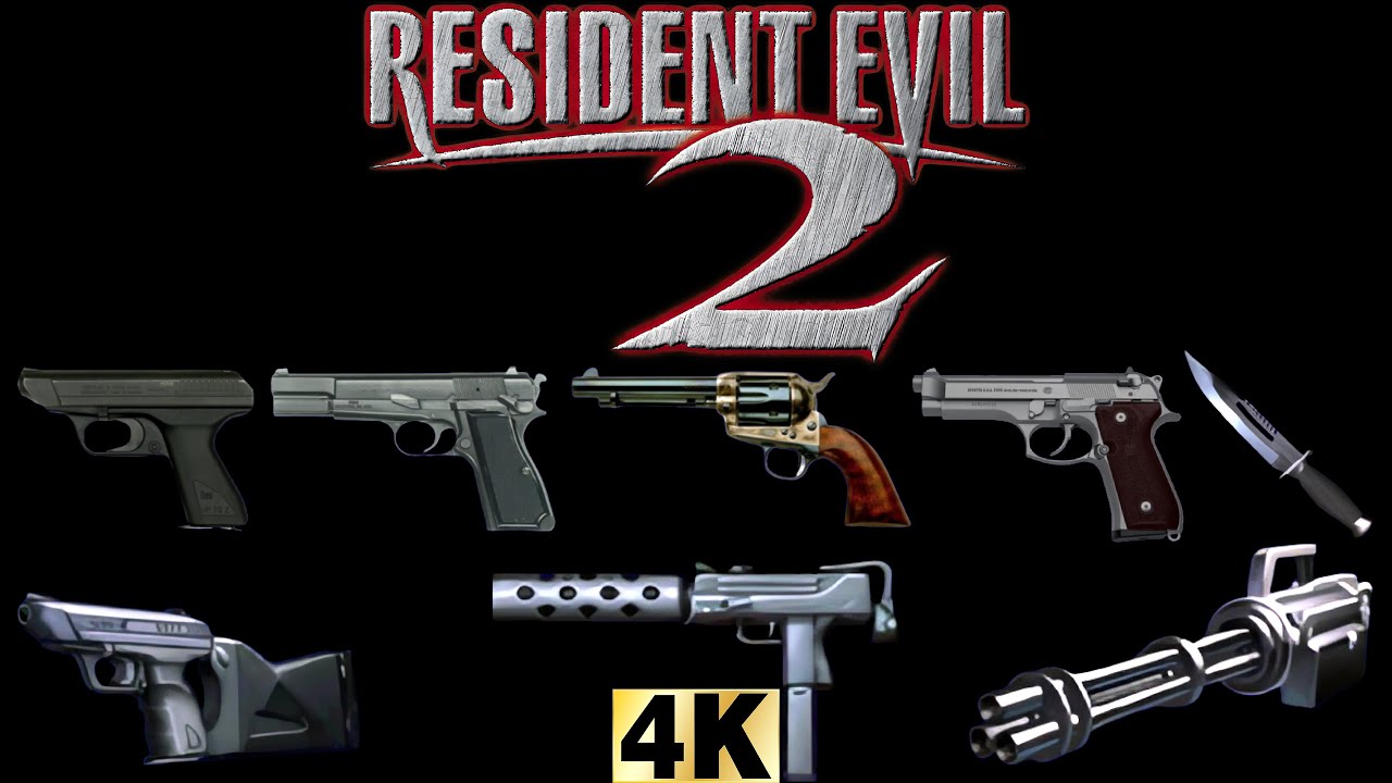 Resident Evil 2 | Ultimate Weapon Showcase (4K) - Part 1 - YouTube