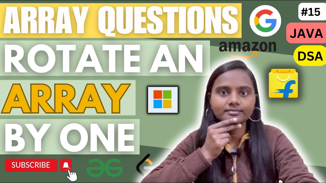 Cyclically Rotate An Array by One | Arrays 💯 | GFG | JAVA | DSA 🔥 - YouTube