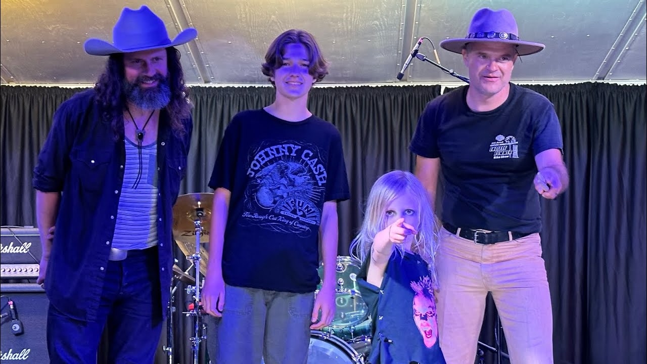 SIMPLE MAN (COVER) 7yr-old RYDER B and his band The Masters - YouTube