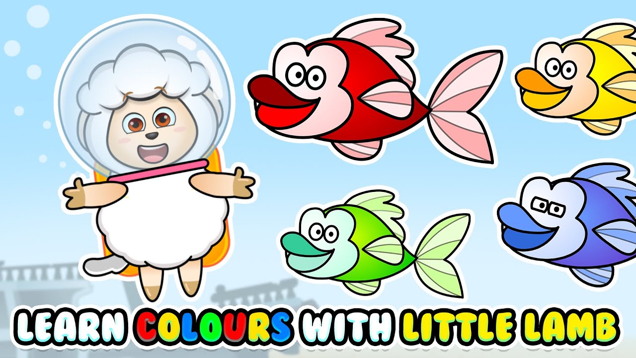 Learning Colours for Kids | Swimming with Fish | Learning with Lisa ...