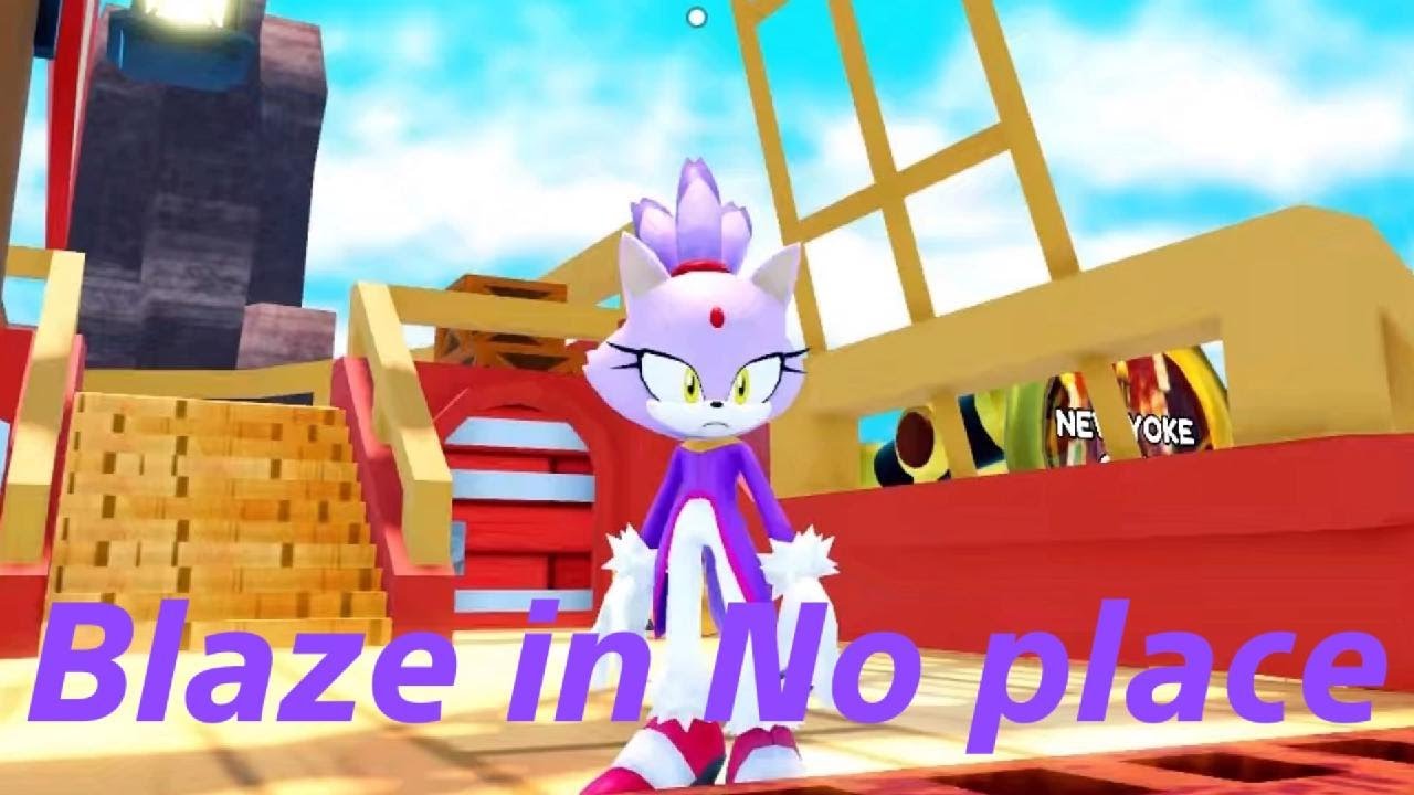 Roblox Sonic Prime: Blaze in No place - YouTube