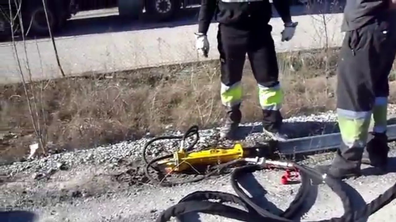 Handheld Hydraulic Tools Atlas Copco Post barrier driving LPD RV ...