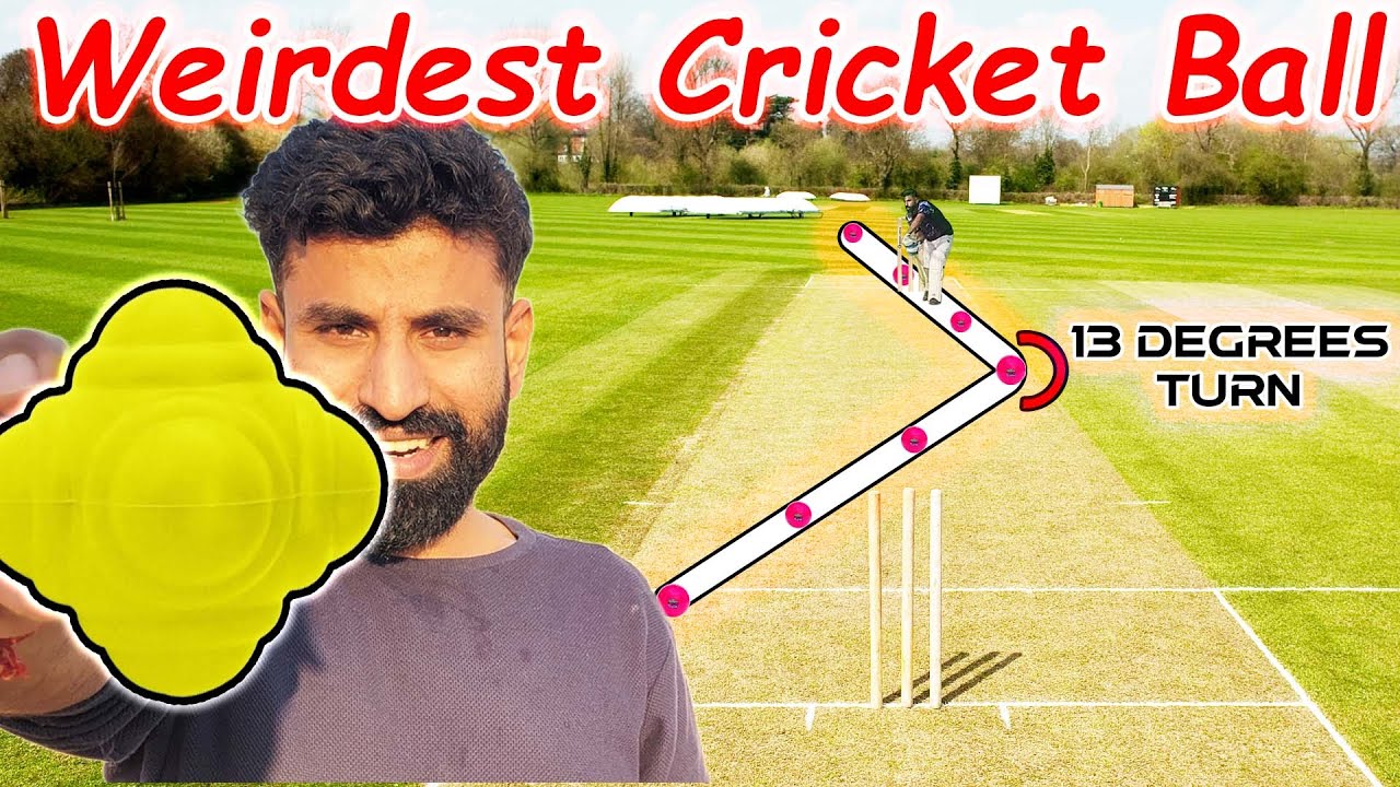 FINALLY Playing with The Most WEIRDEST Cricket Balls Ever🔥! - YouTube