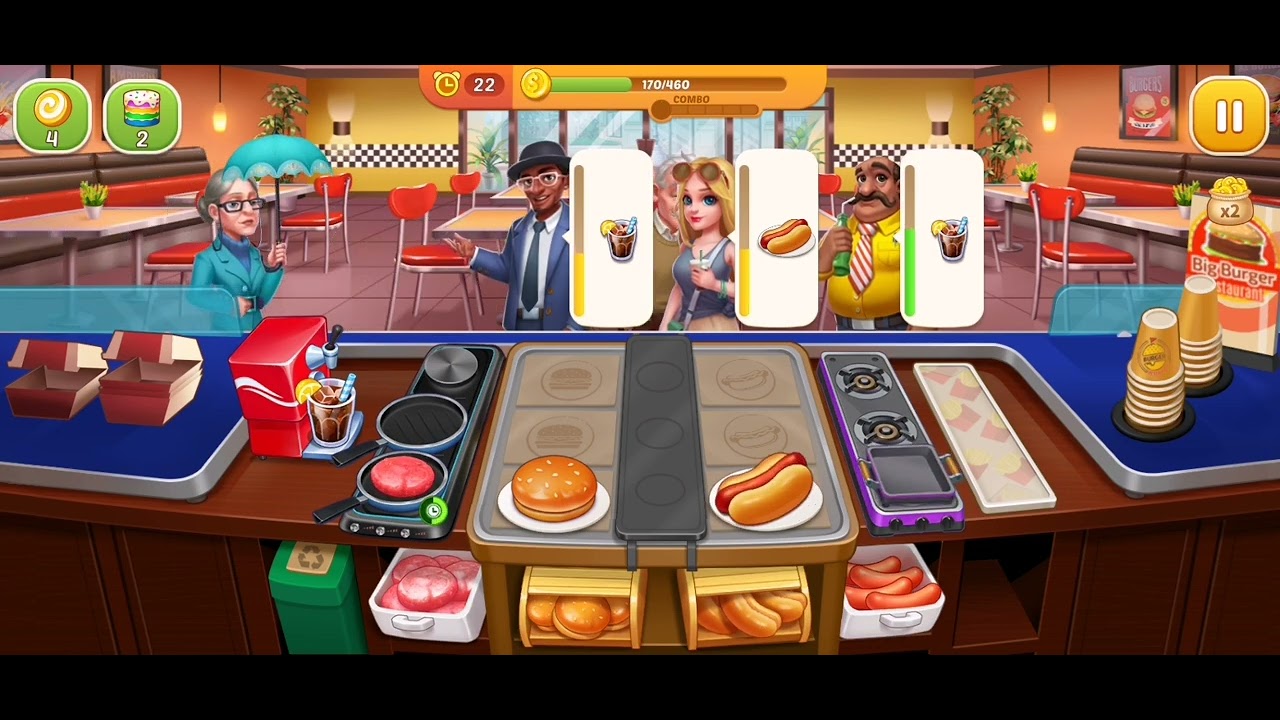 Crazy Kitchen Level 19-1 Gameplay Walkthrough Android IOS - YouTube