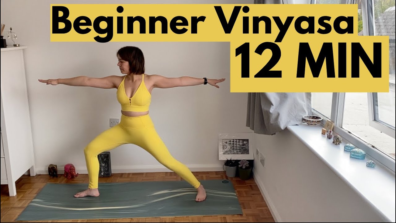 12 Min Beginner Vinyasa | Rockberry Yoga - YouTube