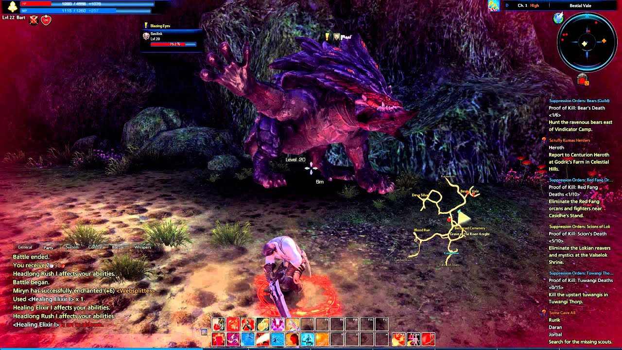 Tera - Solo vs Basilisk = death - YouTube
