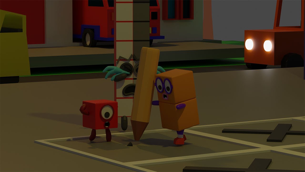 [3D ANIMATIONS] Numberblocks 19 cried when he saw his pencil broken ...