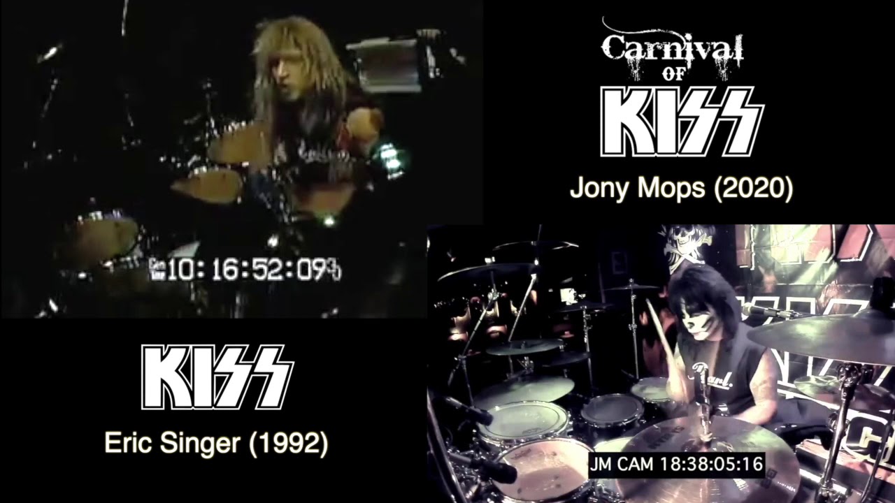 KISS - CREATURES OF THE NIGHT - ERIC SINGER CAM / JONY MOPS CAM - YouTube