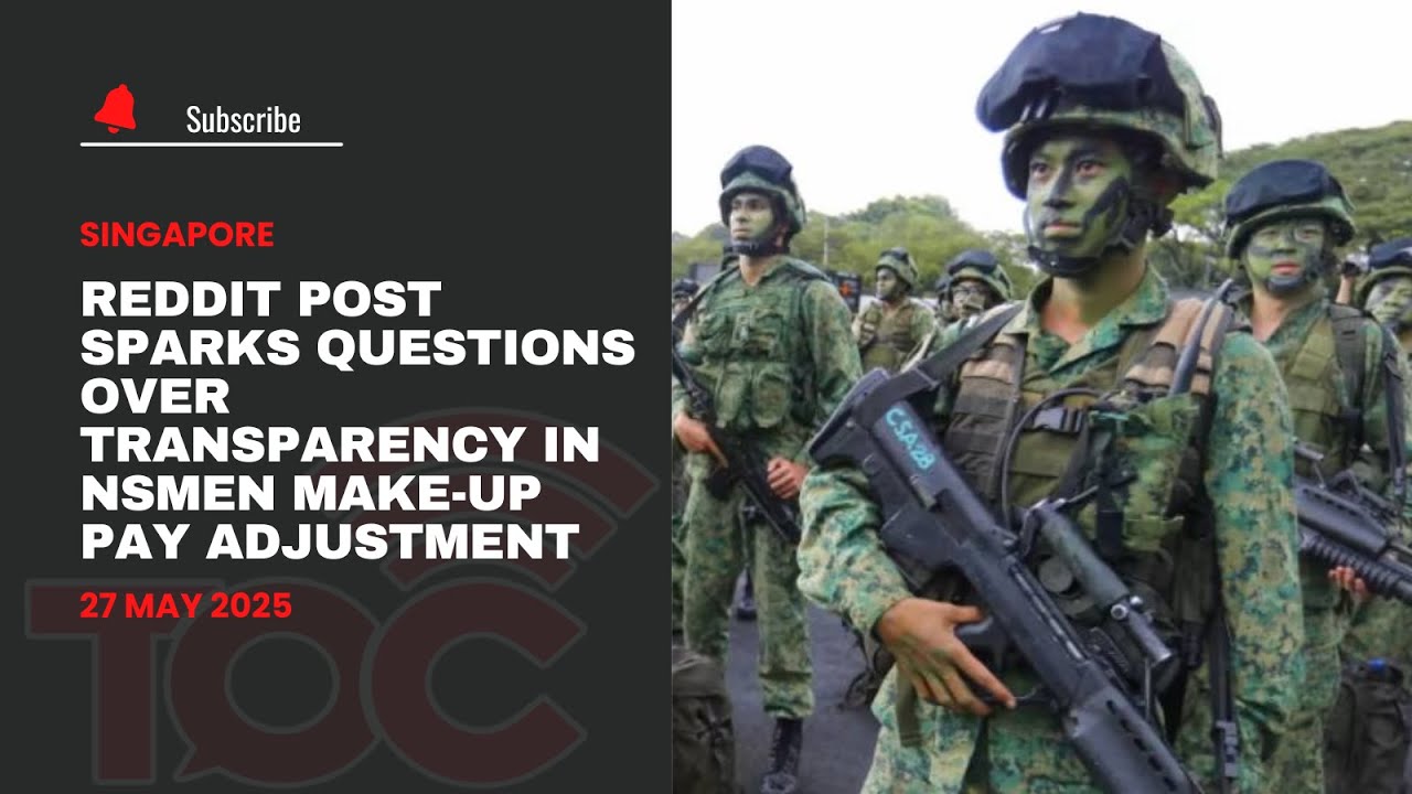 Reddit post sparks questions over transparency in NSmen make-up pay ...