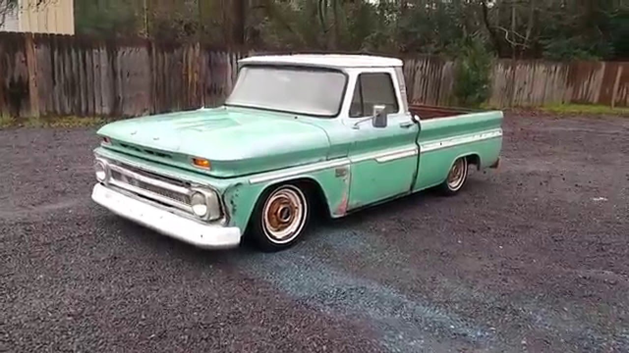 66' C10 Rat Rod bagged! The Snitch. - YouTube