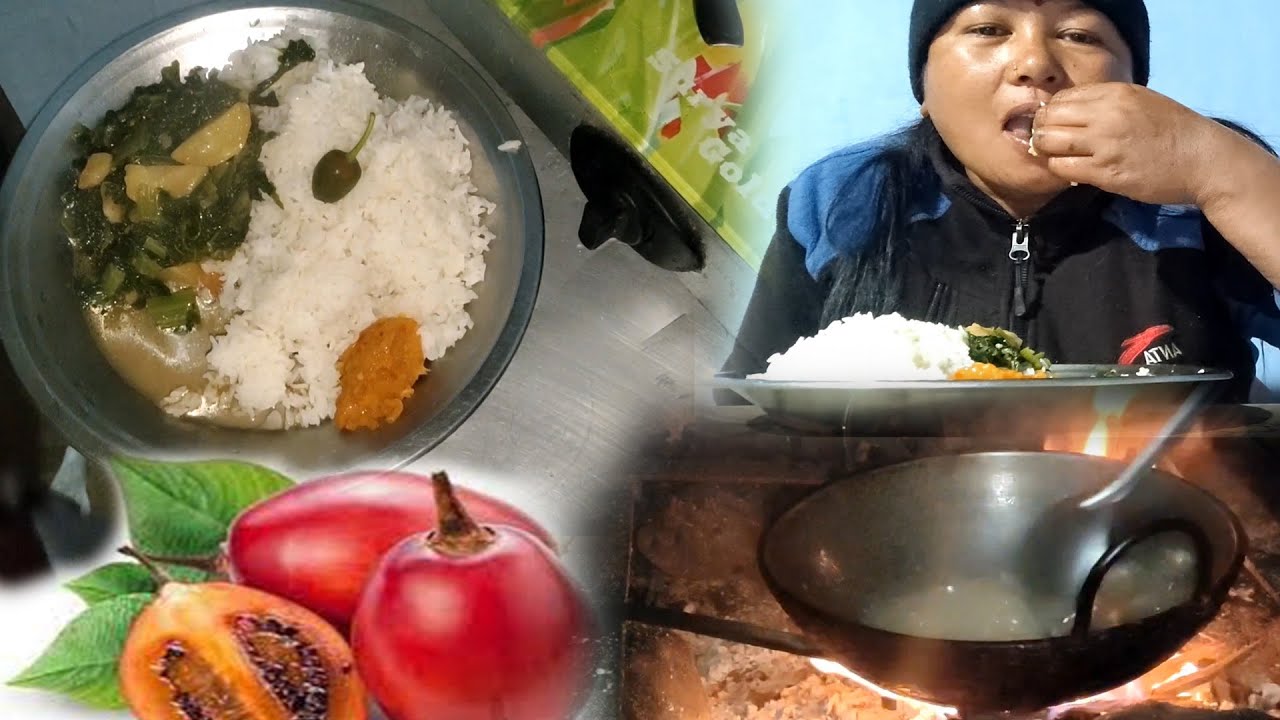 गाउले चुलोको खाना धेरै मिठो / Village People Cooking And Eating / Rural ...