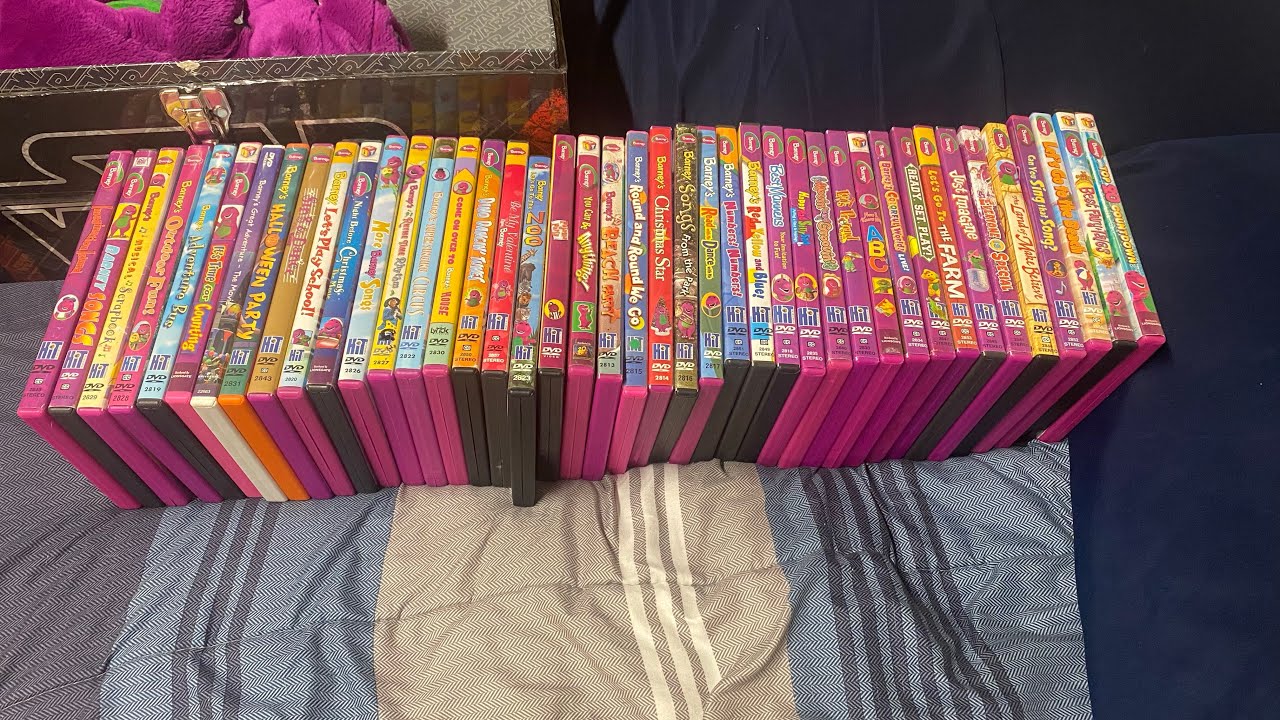 My ENTIRE Barney DVD collection! - YouTube