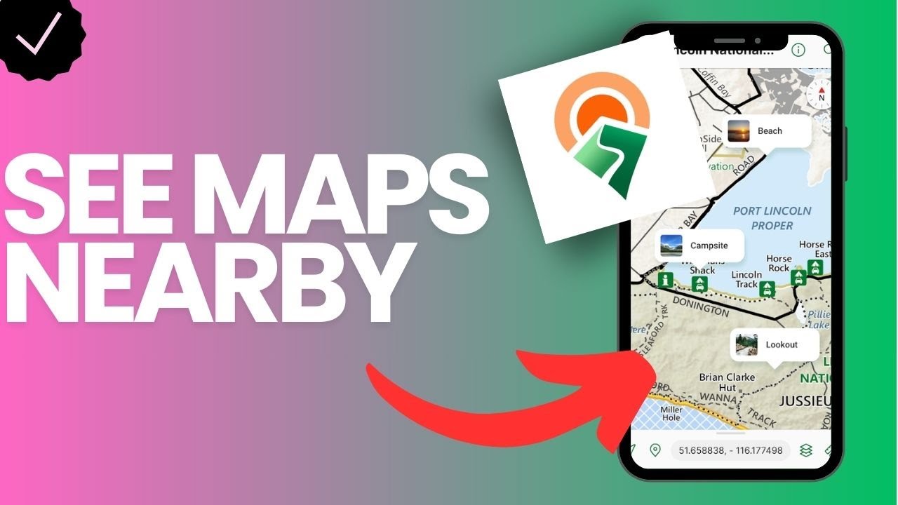 Where to find maps nearby in the Avenza Maps app? - YouTube