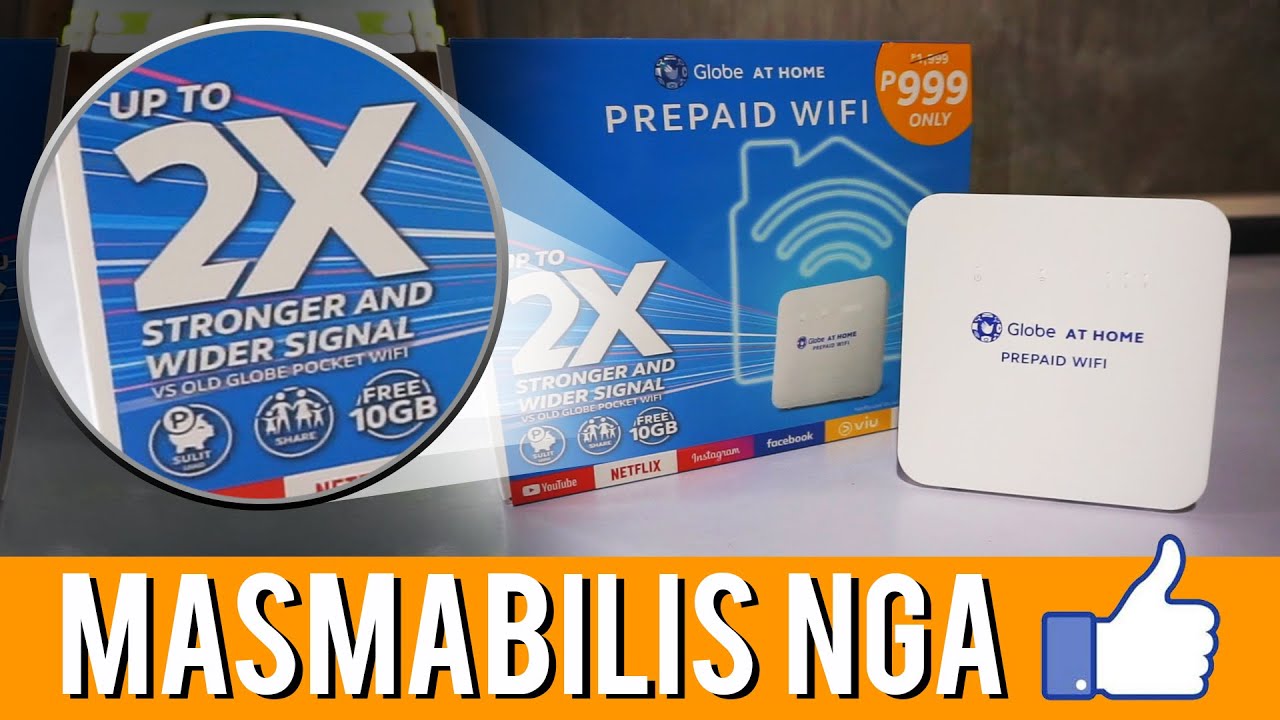 FAST WIFI NA 499 LANG? | Globe at Home Prepaid WiFi honest review ...
