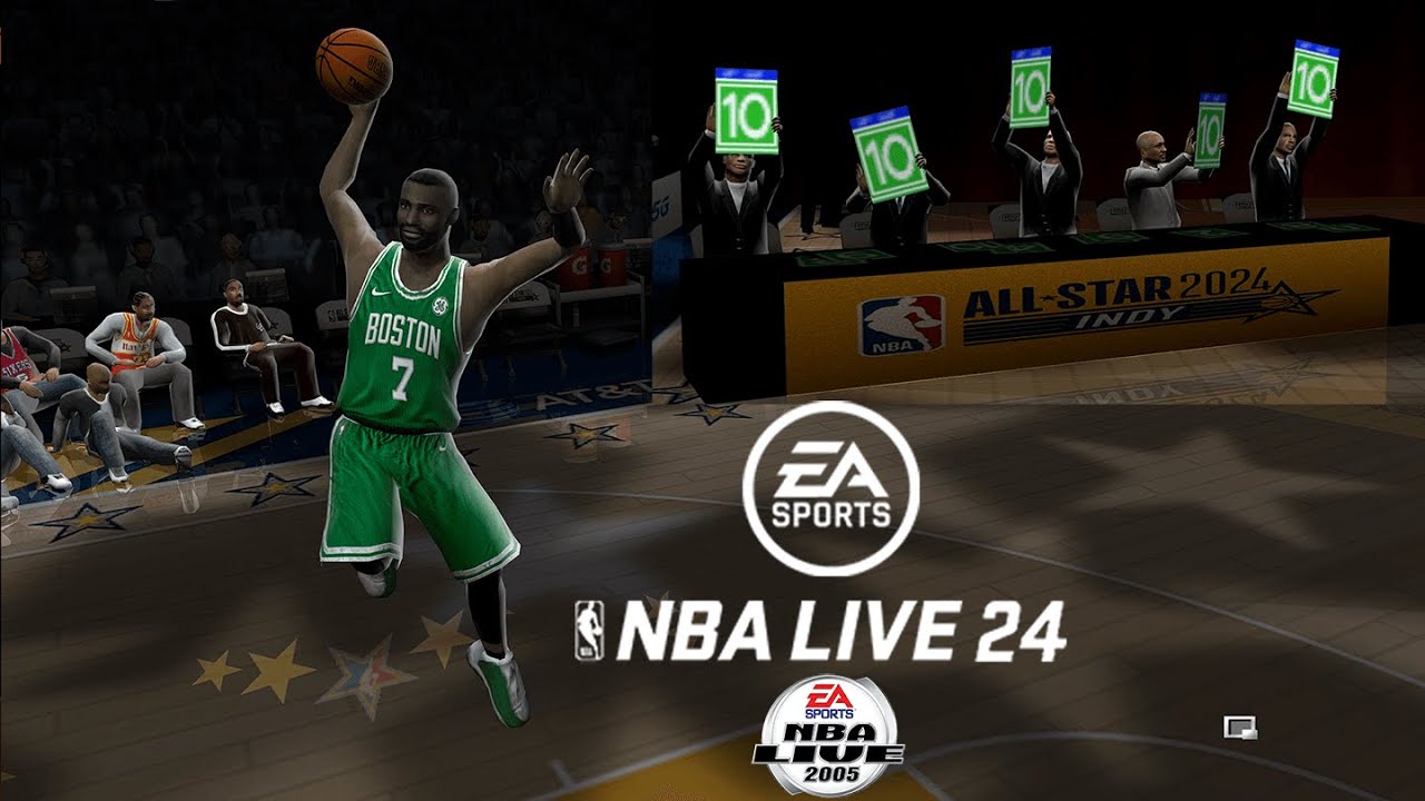 NBA LIVE 24 (NBA Live 2005) | Dunk Contest - YouTube