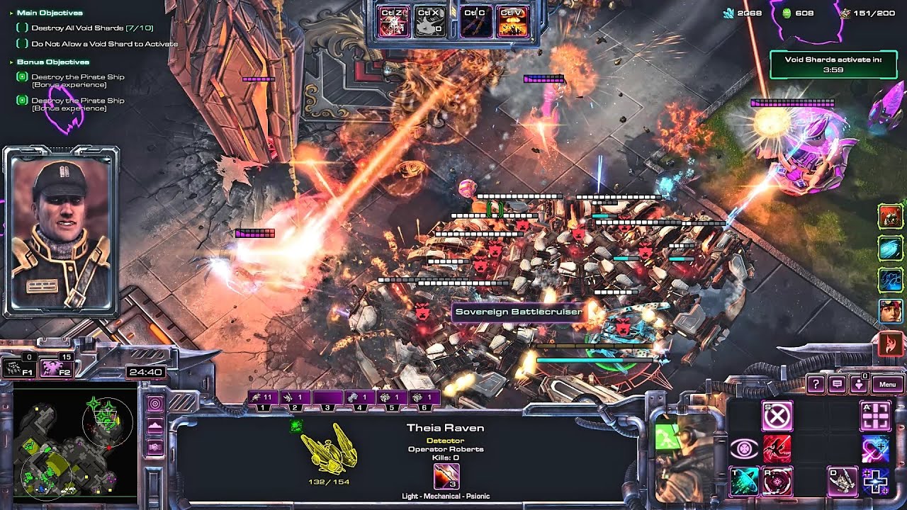 SC2 Co-Op Rifts to Korhal "Urban Warfare" Han & Horner Solo Play ...